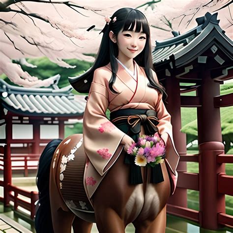 Japanese Centauress In Park By Justmalcolm On Deviantart