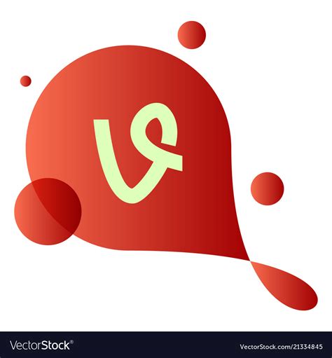 Social Media Network Background With Circles Vector Image