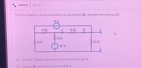 Solved Κ Exercise 3113 The Circuit Below Is To Be