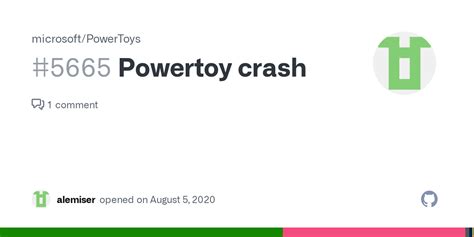 Powertoy Crash · Issue 5665 · Microsoftpowertoys · Github