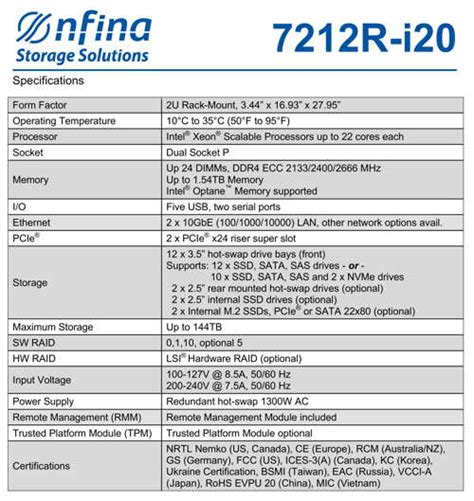 Nfina Technologies With Five Rack And Tower Scalable Servers StorageNewsletter