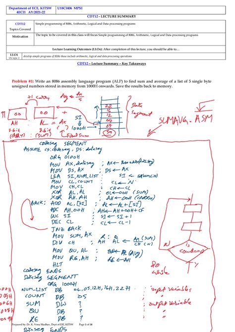 Mpsi Cdt12 Summary Very Important 4eci1 Ay2021 Cdt12 Lecture Summary Cdt Topics Covered