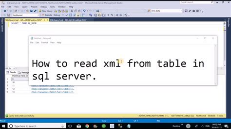 Read Xml From Table In Sql Server With Cross Apply Youtube