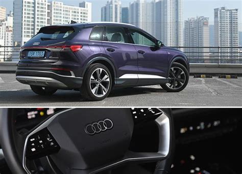 [시승기] 설득력을 앞세운 프리미엄 Ev 아우디 Q4 E 트론 40 프리미엄 한국일보