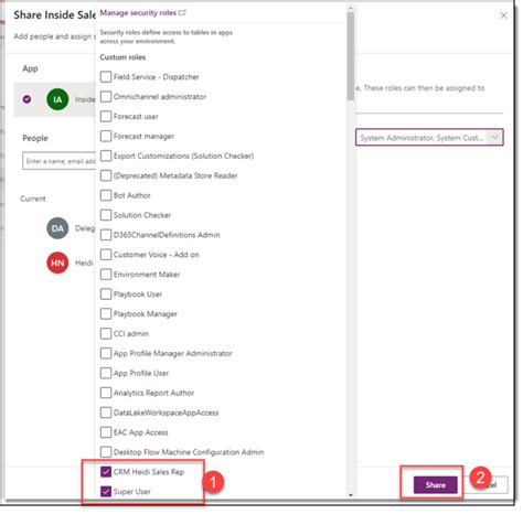 How To Share A Model Driven App