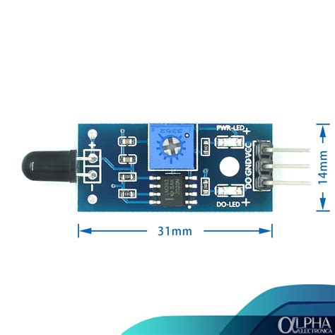 Módulo Sensor de LLama Salida Digital Electrónica Alpha Guatemala
