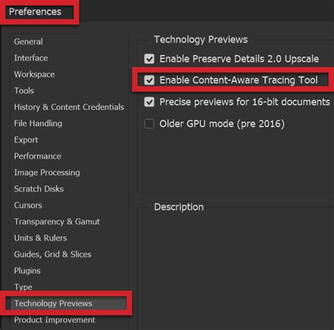 Photoshop Content Aware Tracing Hidden Tool Tutorial