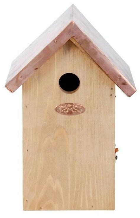 Fsc Certified Pinewood Wooden Blue Tit Bird House By Surrey Hills Designs