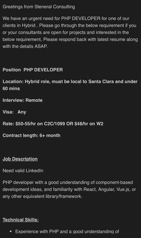 The Following Types Of Job Emails Appear To Be A Scam I Recommend Not Responding As A Valid