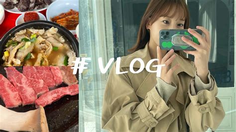 Vlog 직장인브이로그 건강검진 전기공사협회초급신청 낮술 햄버거 김치찌개 소고기 굴보쌈 방어 국밥 Youtube