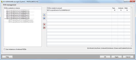 report control blocks