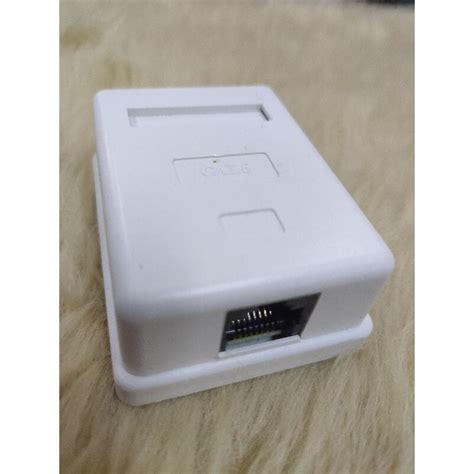 Cat E Modular Box Surface Mount Single Port Shopee Philippines