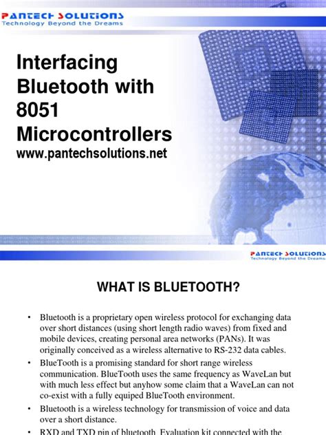 Interfacing Bluetooth With 8051 Download Free Pdf Bluetooth Wireless