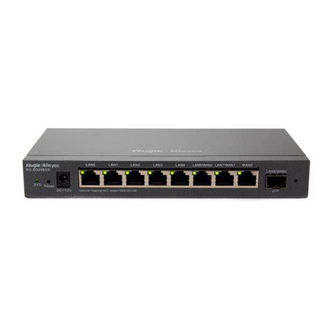 Reyee 9 Port Gigabit Cloud Managed Sfp Router Getic
