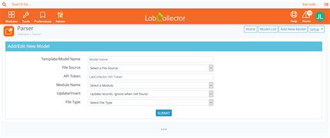 Parser Add On LabCollector LIMS