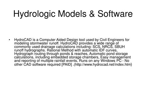 PPT Modeling In Water Resources PowerPoint Presentation Free Download ID