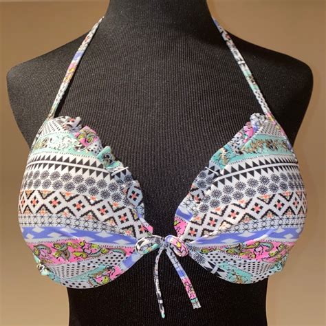 Victorias Secret Fabulous Push Up Bikini Top Gem