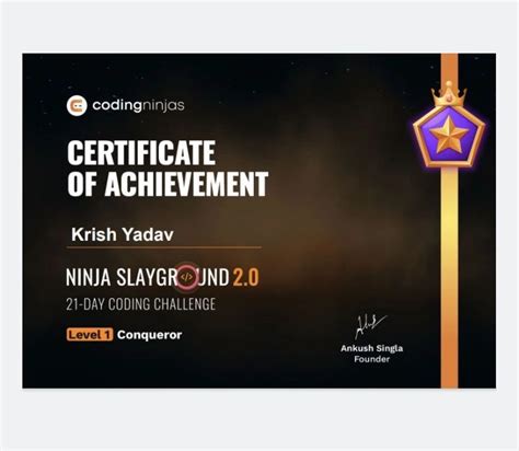 Codingninjas Ninjaslayground Krish Yadav