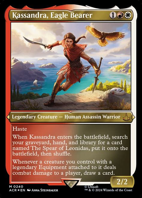 Kassandra Eagle Bearer · Assassins Creed Acr 240 · Scryfall Magic