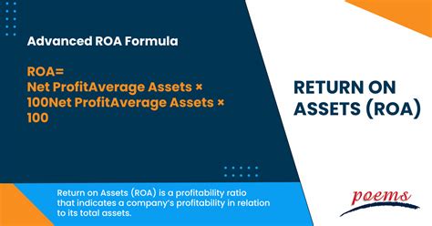 Return On Assets ROA What Is It Formula Uses