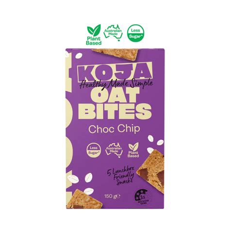 Koja Choc Chip Oat Bites Dimplesau