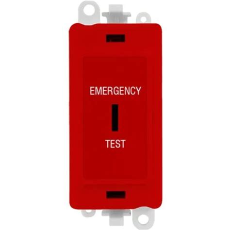 Click GM2046RDET GridPro Red 20AX Double Pole EMERGENCY TEST Keyswitch Module
