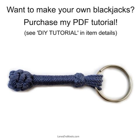 Sailors Blackjack Key Chain Nautical Knot T For Him Nautical Knot Key Chain Sap Key Holder