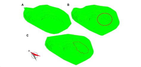 Three Dimensional Laser Scanning Model A Before The Landslide B Download Scientific