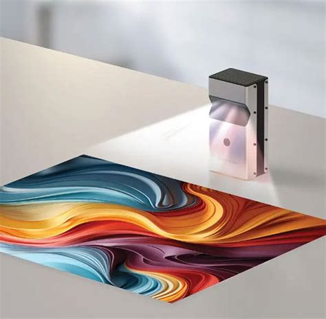 ویدئو پروژکتور Dlp قابل حمل پاورولوژی Powerology 4k Ultra Short Throw Dlp Projector Pushdlp