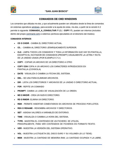 Computacion Semana6 Pdf Archivo De Computadora Interfaz De Línea De Comando