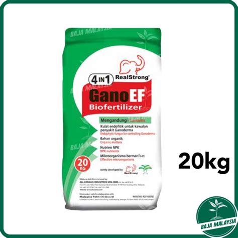 Real Strong Mpob Ganoef 20kg Oil Palm Ganoderma Solution Baja Kulat Untuk Penyakit Cendawan
