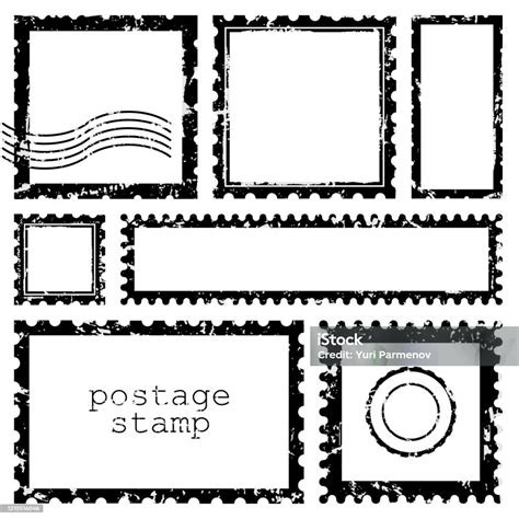 그런지 스크래치 직사각형과 사각형 먼지 우표 베이지 색 배경에 고립 된 그림자 벡터 프레임 테두리 고무도장에 대한 스톡 벡터