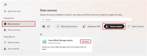 Get Azure Blob Storage Events In Real Time Hub Microsoft Fabric