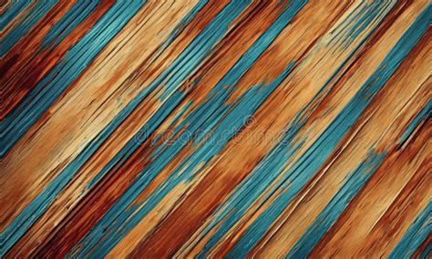 Abstract Featuring Diagonal Stripes In Shades Blue Orange And Brown Creating Dynamic And