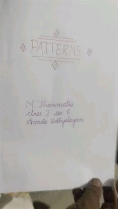 Math Project Grade 1 Patterns Math Projects Pattern Math