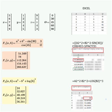 Evaluating Complex Functions Over Columns In Mathcad Prime A Step By