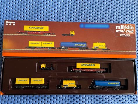 Marklin Z 82506 Wagenset 4x Danzas Sbb Acheter Sur Ricardo