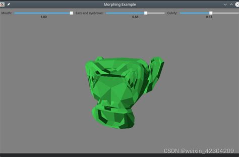 QtQuick 3D morphing 例子 qt quick3d建模 CSDN博客
