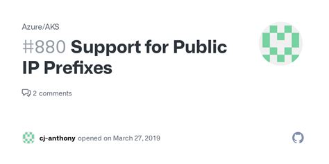 Support For Public Ip Prefixes · Issue 880 · Azureaks · Github