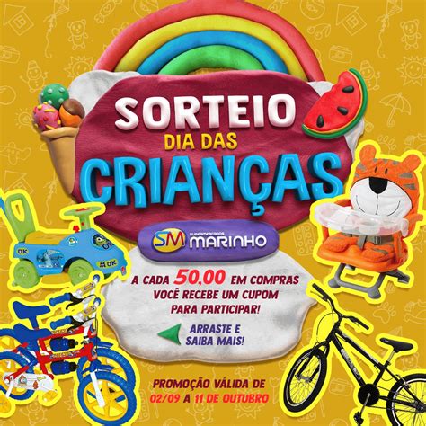 Éocombatente Sorteio Do Dia Das Crianças Nos Supermercados Marinho