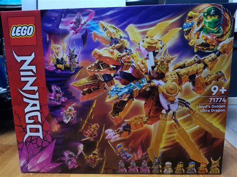 Lego Ninjago Lloyd S Golden Ultra Dragon Hobbies Toys Toys Games On Carousell