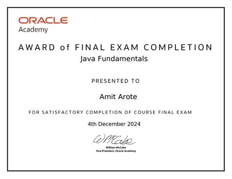 Amit Arote On Linkedin Java Learningjourney Oracleacademy Programming