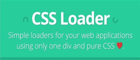 CSS Loaders With Pure CSS Designbeep