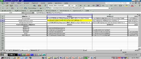 Efficient Frontier Inputs Formulas Download Scientific Diagram
