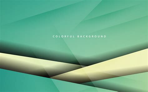 Abstract Green Turqouise Color Overlap Layer Background 7633805 Vector
