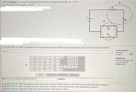 Solved Problem A Circuit Is Constructed As Shown Chegg