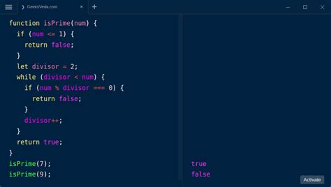 How To Check For A Prime Number In Javascript