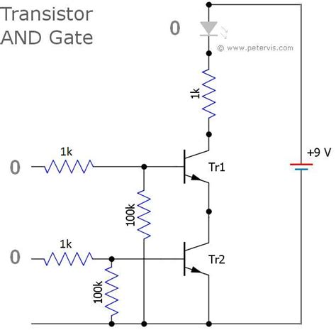 A Simple Nor Gate Circuit Diagram
