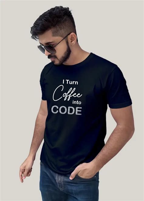 I Turn Coffe Into Code Programmer Tshirts