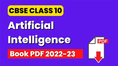 Class 10 Artificial Intelligence Code 417 Book Pdf 2022 23 New